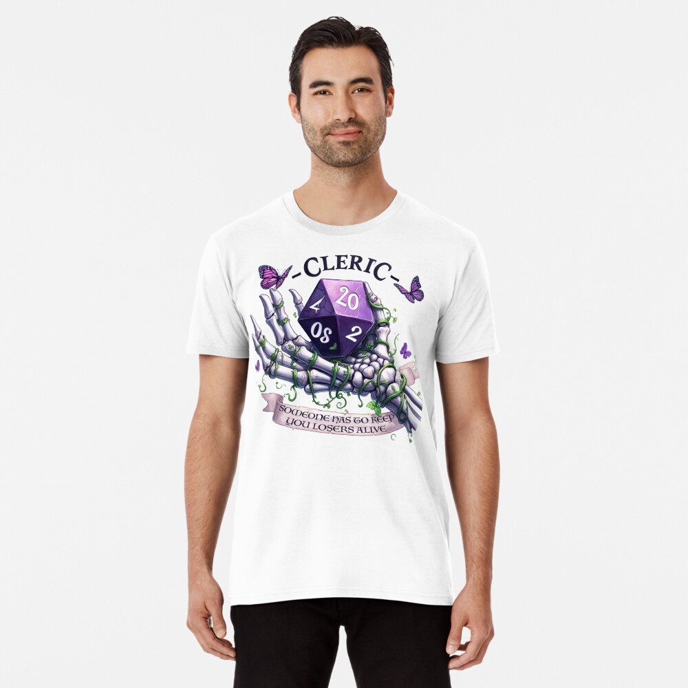 "Dnd Cleric Someone Has To Keep You Losers Alive" Sticker for Sale by ...