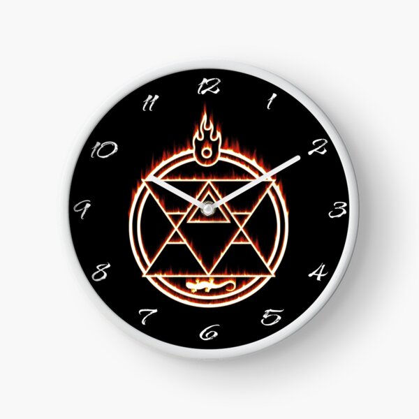 "The Flame Alchemist" Clock for Sale by RevolutionGFX | Redbubble