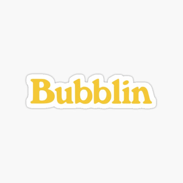 "Bubblin - Anderson Paak" Sticker for Sale by Pancracio | Redbubble