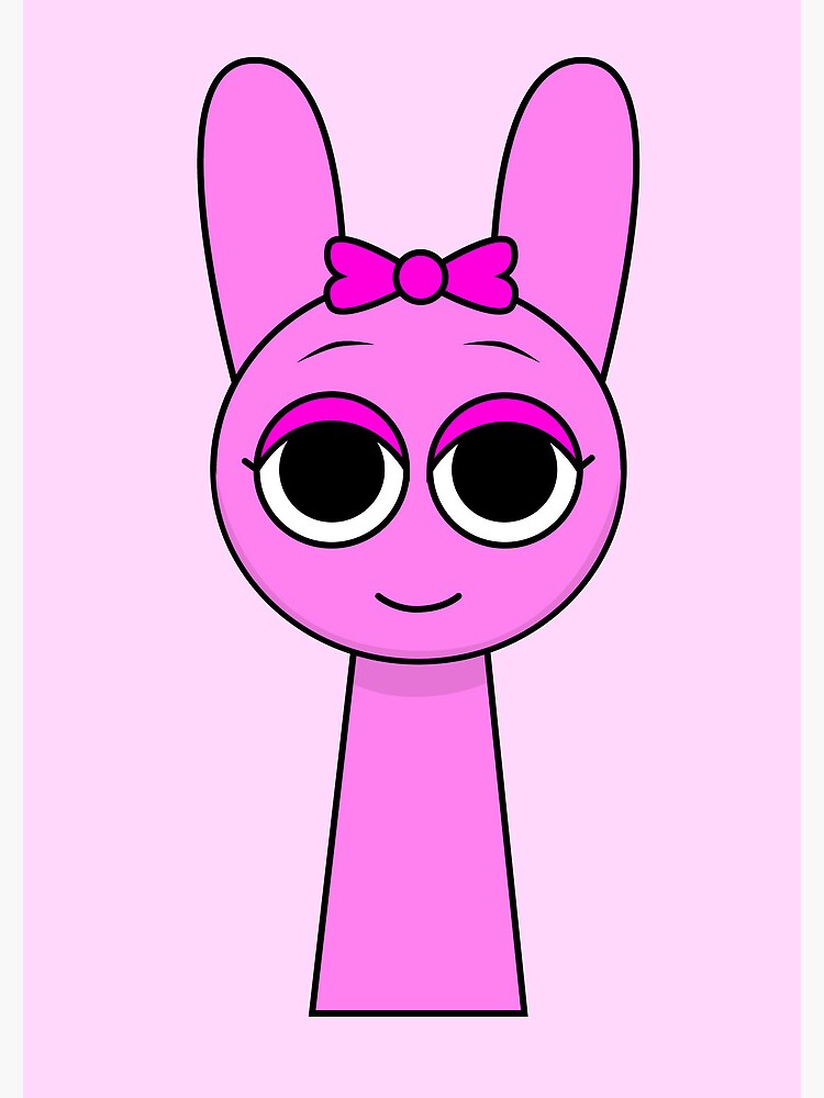"Sprunki Pinki (Pink Bunny)" Journal for Sale by PaintedPixel | Redbubble
