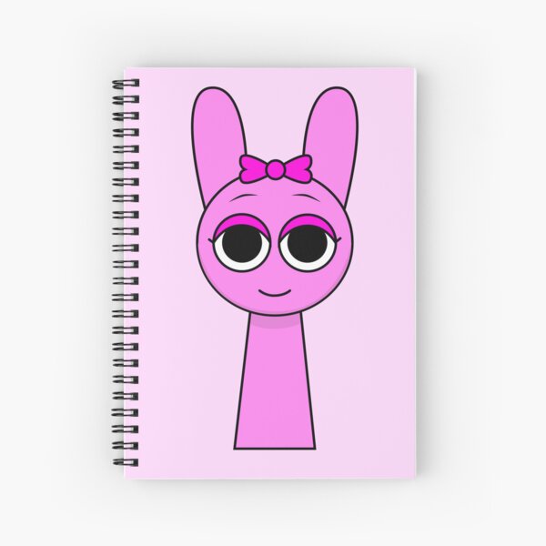"Sprunki Pinki (Pink Bunny)" Journal for Sale by PaintedPixel | Redbubble