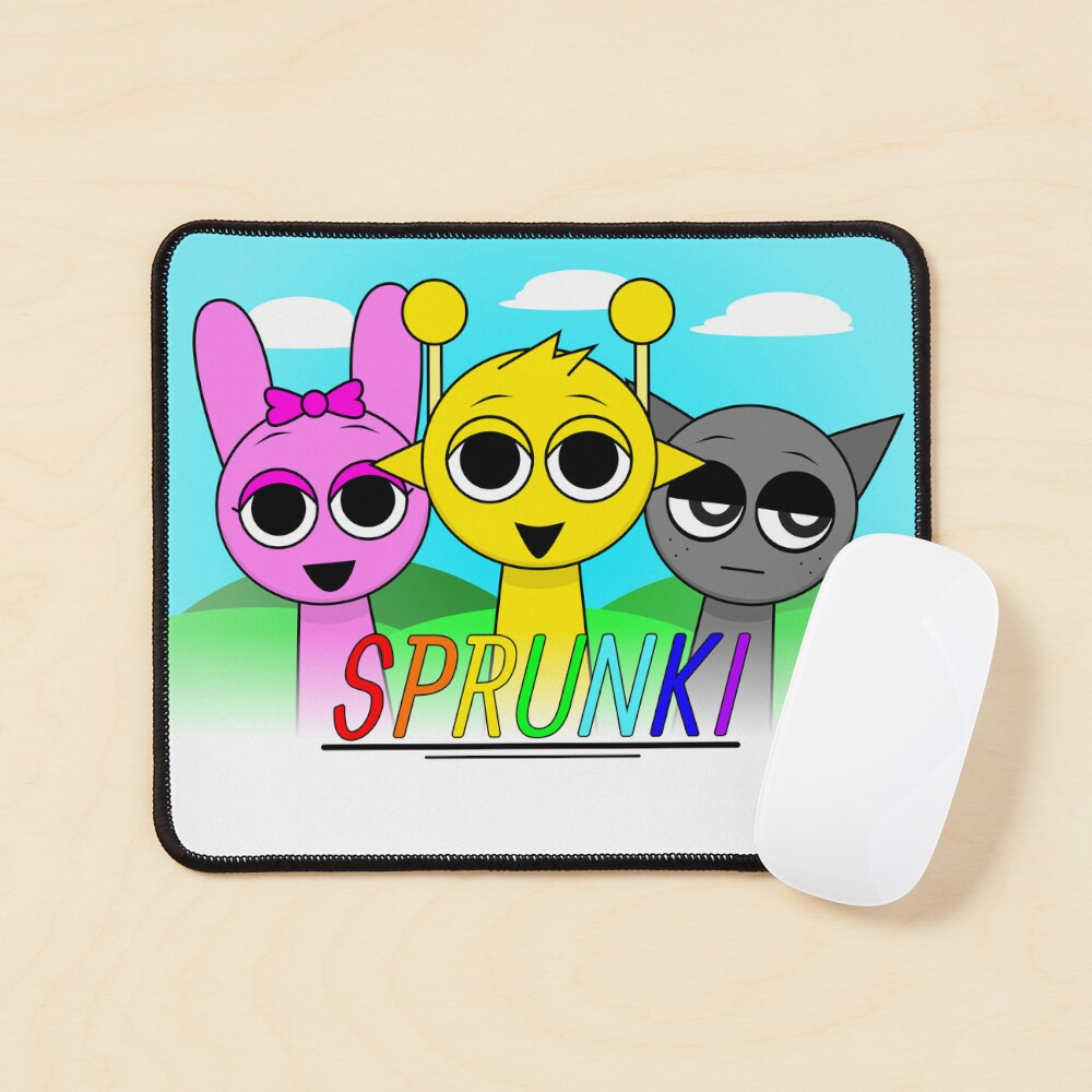 "Sprunki Poster: Simon, Pinki, Gray" Art Board Print for Sale by ...