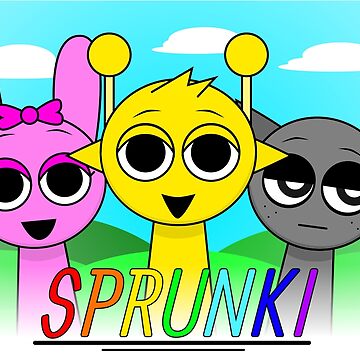 "Sprunki Poster: Simon, Pinki, Gray" Art Board Print for Sale by ...