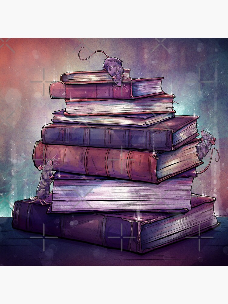 "Reading is Magic" Sticker for Sale by TaylorRoseArt | Redbubble