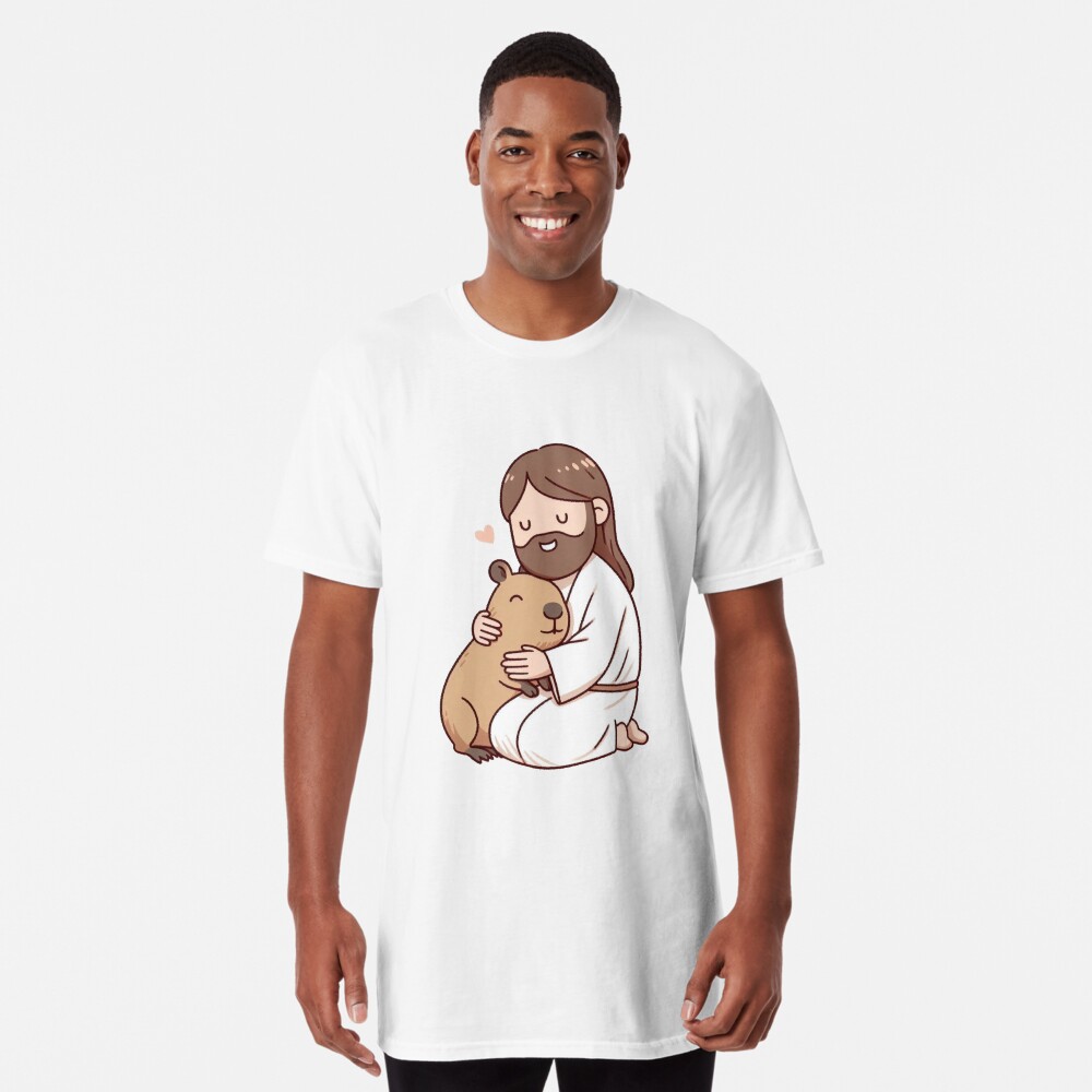 "jesus capybara" Sticker for Sale by CrossLifeStore | Redbubble