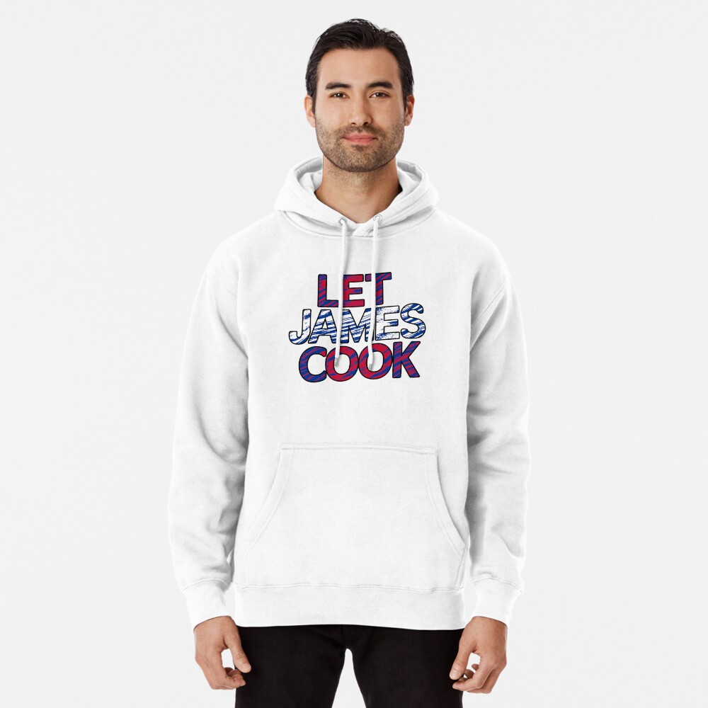 "Let James Cook!" Sticker for Sale by popupdesignshop | Redbubble