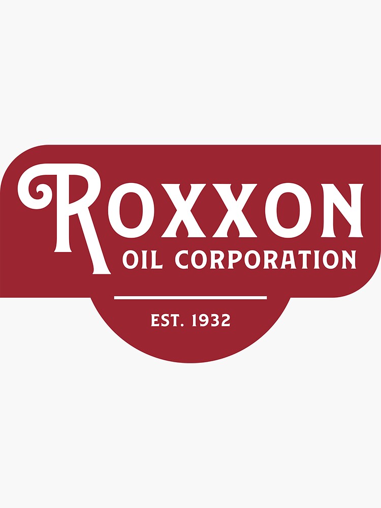 "Retro Roxxon Logo" Sticker for Sale by JungleBri | Redbubble