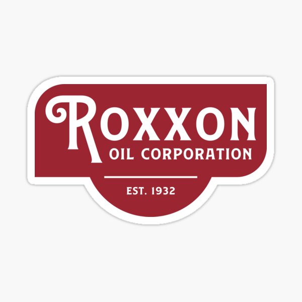 "Retro Roxxon Logo" Sticker for Sale by JungleBri | Redbubble