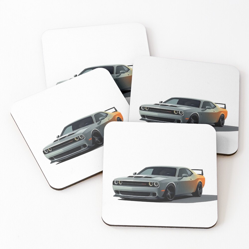"Dodge Challenger" Sticker for Sale by Wishme Works | Redbubble