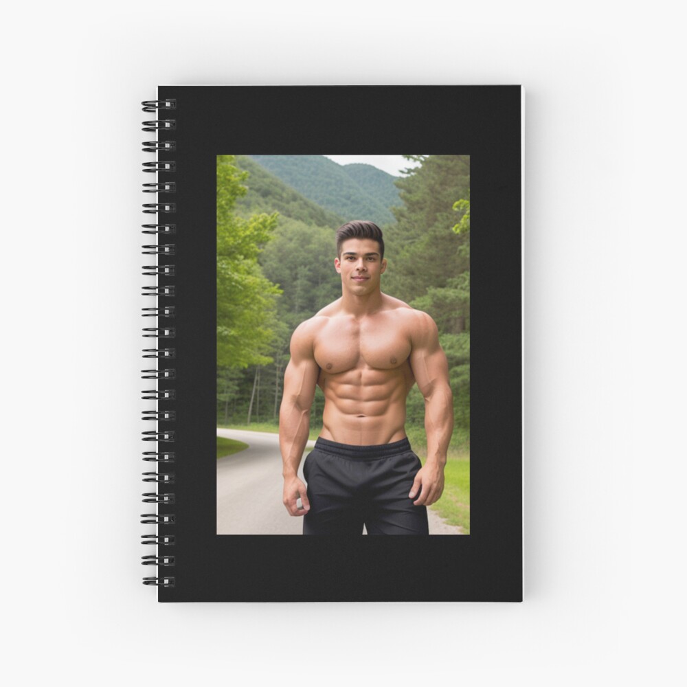 "Forest Ranger Bodybuilder in Black Shorts Second Image" Sticker for ...