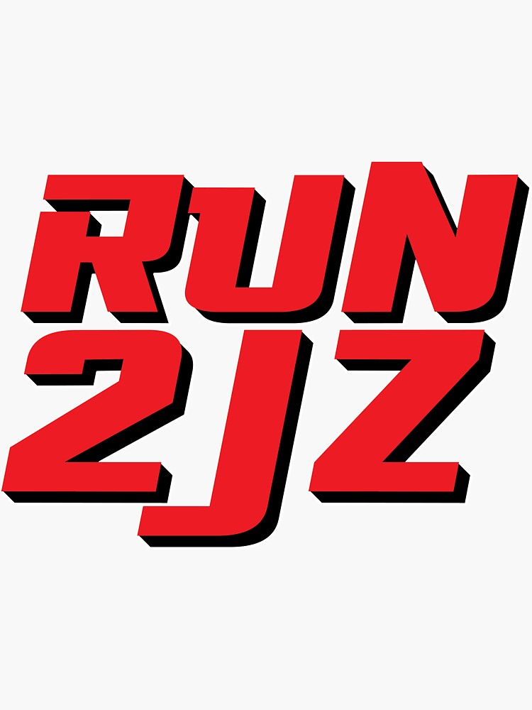 "Run 2JZ for Import Fan Car Enthusiasts" Sticker by spitzys | Redbubble