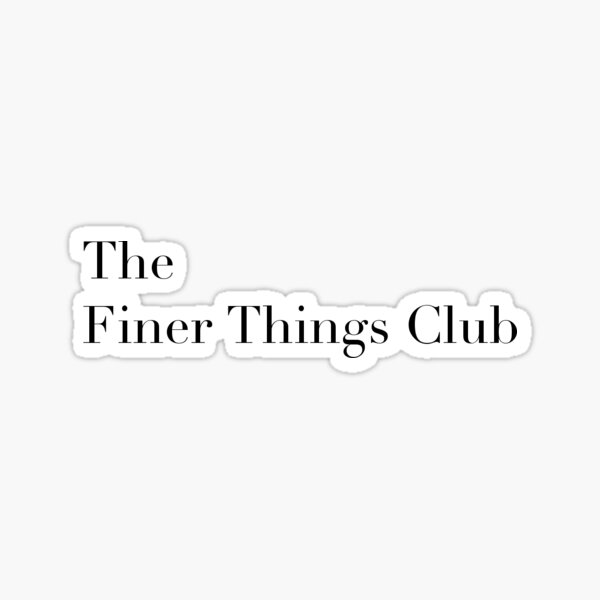 "THE FINER THINGS CLUB OFFICE FUNNY TUMBLR MIKE JIM PAM" Sticker for ...