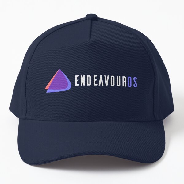 "EndeavourOS banner (text white)" Cap by EndeavourOS | Redbubble