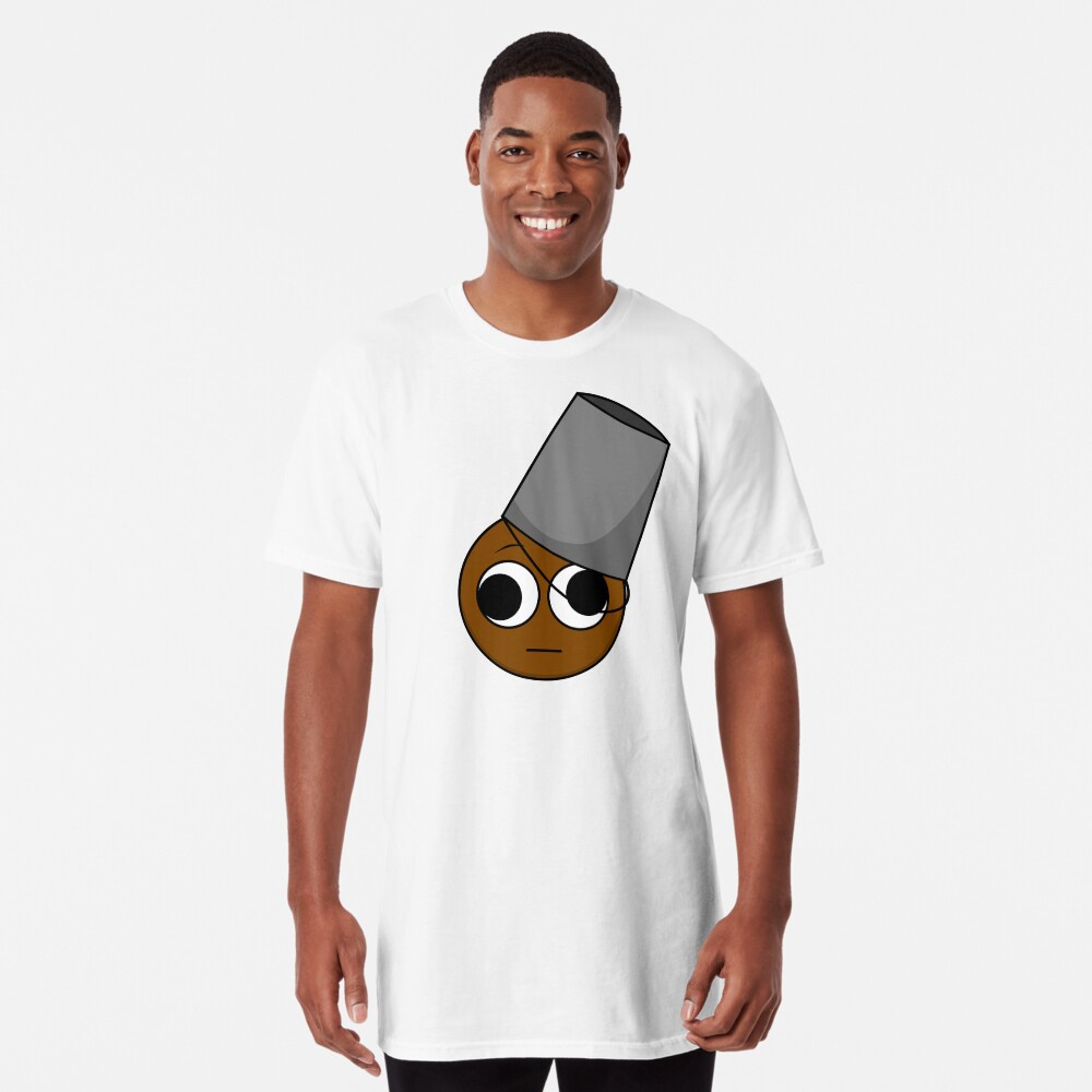 "Sprunki Brud (Brown Bucket) Head" Sticker for Sale by PaintedPixel ...