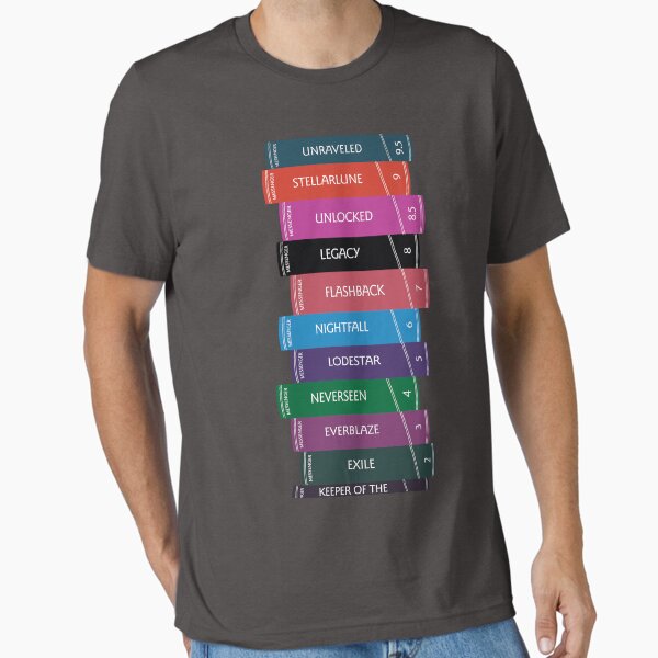 "KOTLC Book Stack" Essential T-Shirt for Sale by pixldust | Redbubble