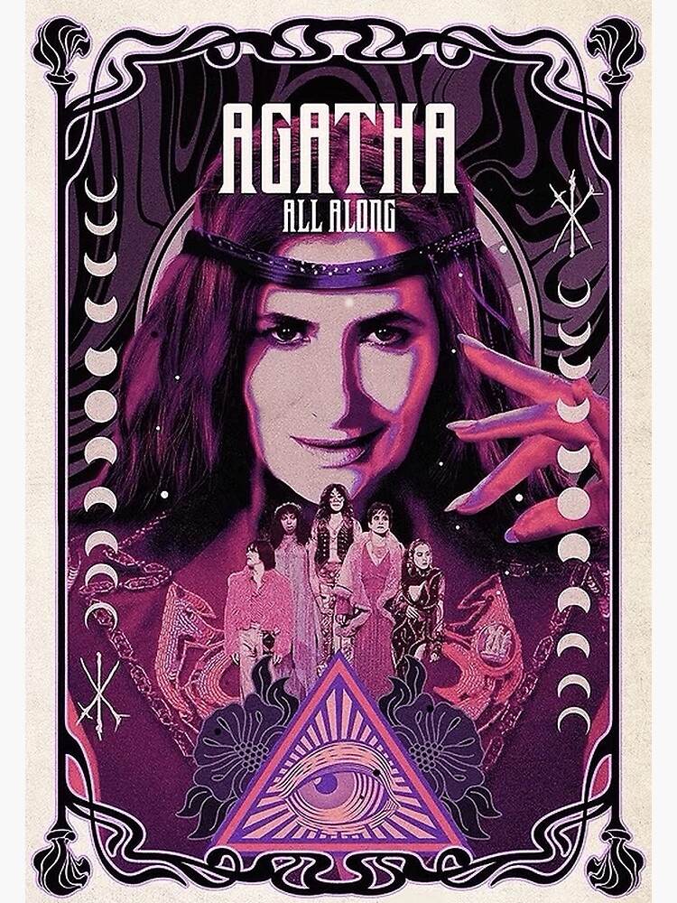 "Agatha All Along - Ballad of the Witches road poster" Poster by 987y ...