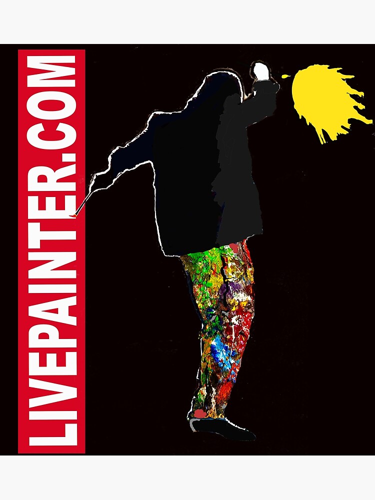 "LIVE PAINTER LOGO" Poster for Sale by LIVEPAINTER | Redbubble