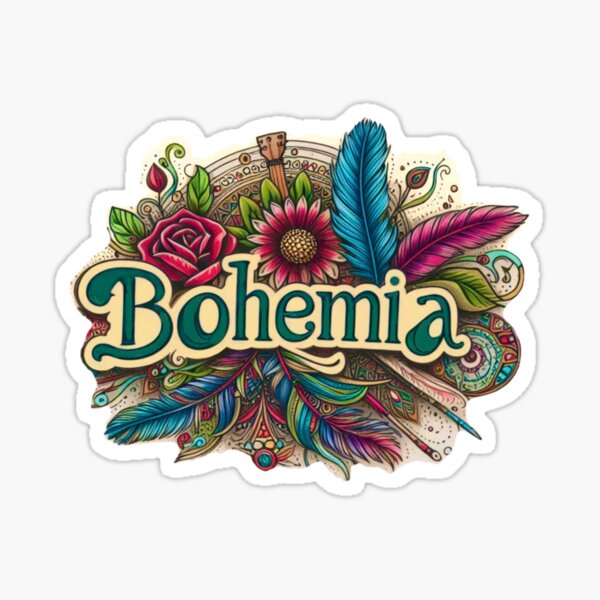 "Bohemia" Sticker for Sale by FineArtsPro | Redbubble