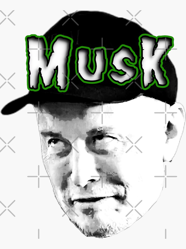 "Musk" Sticker for Sale by AintJames | Redbubble