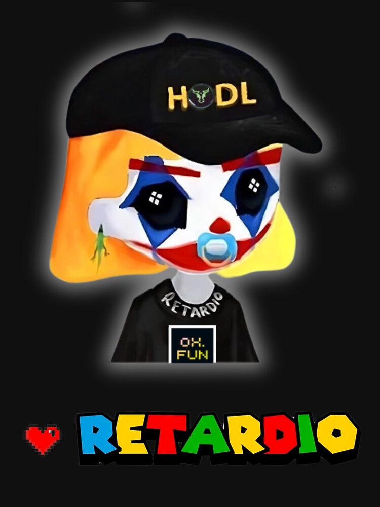 "I'm with Retardio Meme Coin Merchandise | Funny Crypto HODL Merch ...