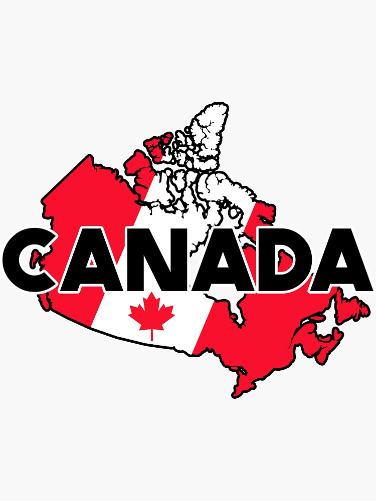 "CANADA TRAVEL LUGGAGE STICKER" Sticker for Sale by BYRON | Redbubble