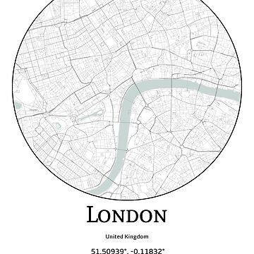 "Topography of London" Art Board Print by JohnnysHeath | Redbubble