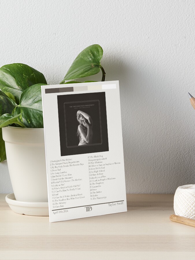 "The tortured poets department the anthology album cover art with ...