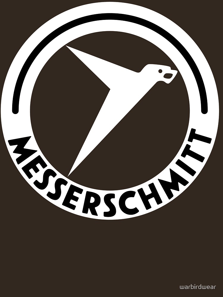 "Messerschmitt Aircraft Logo -White- (No Label)" T-shirt for Sale by ...