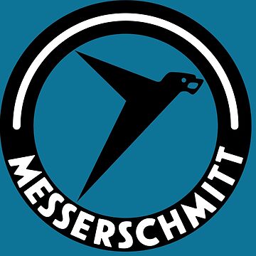 "Messerschmitt Aircraft Logo -Black- (No Label)" Sticker for Sale by ...