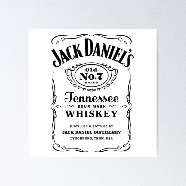 "HDJRJ --- JACKDANIELS --- ALCOHOLIC" Poster for Sale by TsuiChenho ...