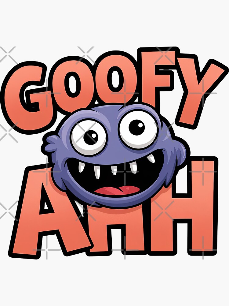 "goofy ahh meme gen alpha slang" Sticker for Sale by digilabs | Redbubble