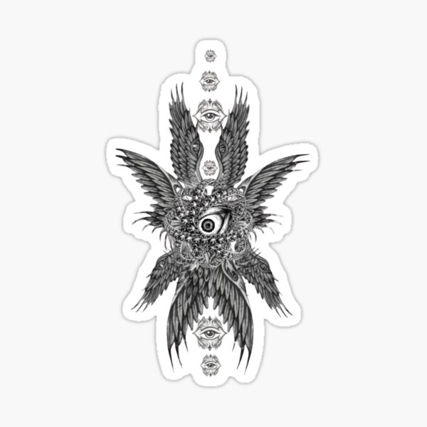 "The Watchers - The Seraphim" Sticker by PatronesKawai | Redbubble