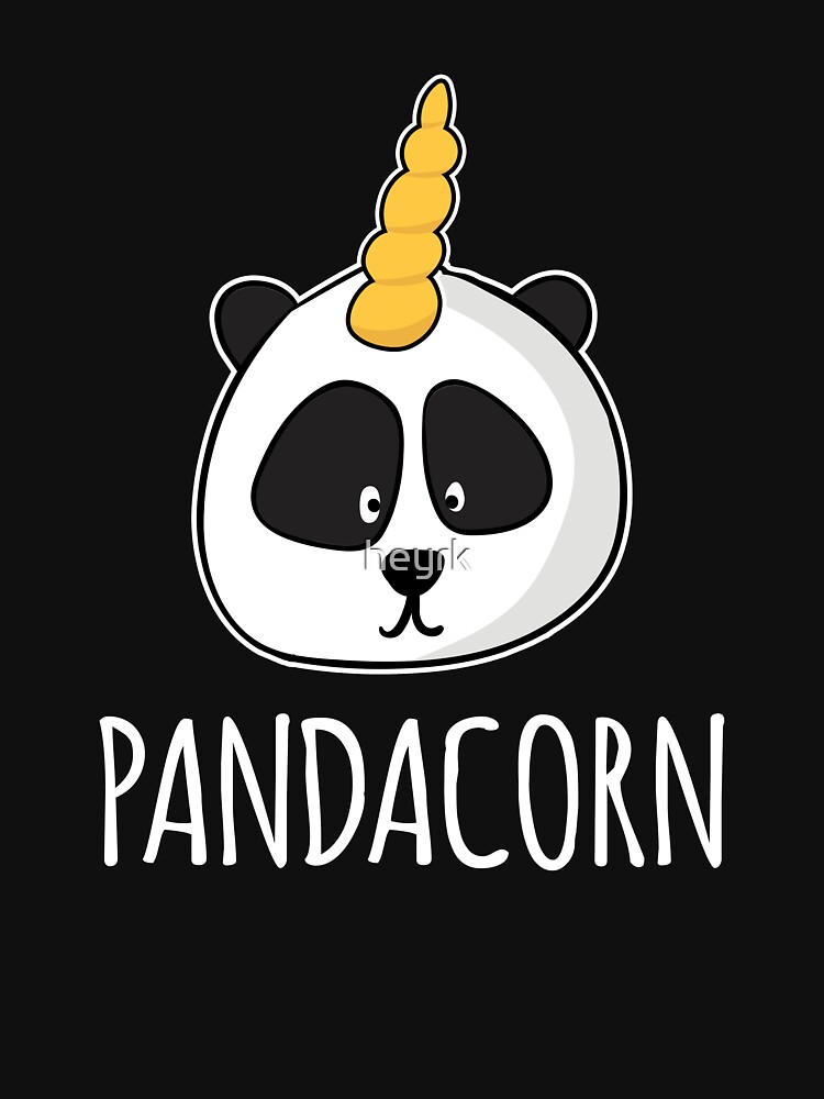 "Pandacorn" T-shirt for Sale by heyrk | Redbubble | pandacorn t-shirts ...