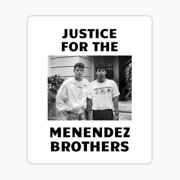 "Justice For The Menendez Brothers " Sticker for Sale by NYPop | Redbubble