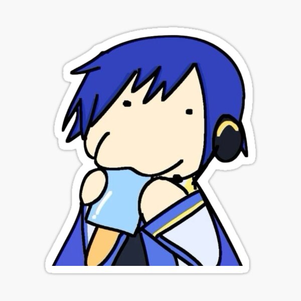 "vocaloid kaito" Sticker for Sale by LucioFarrell | Redbubble