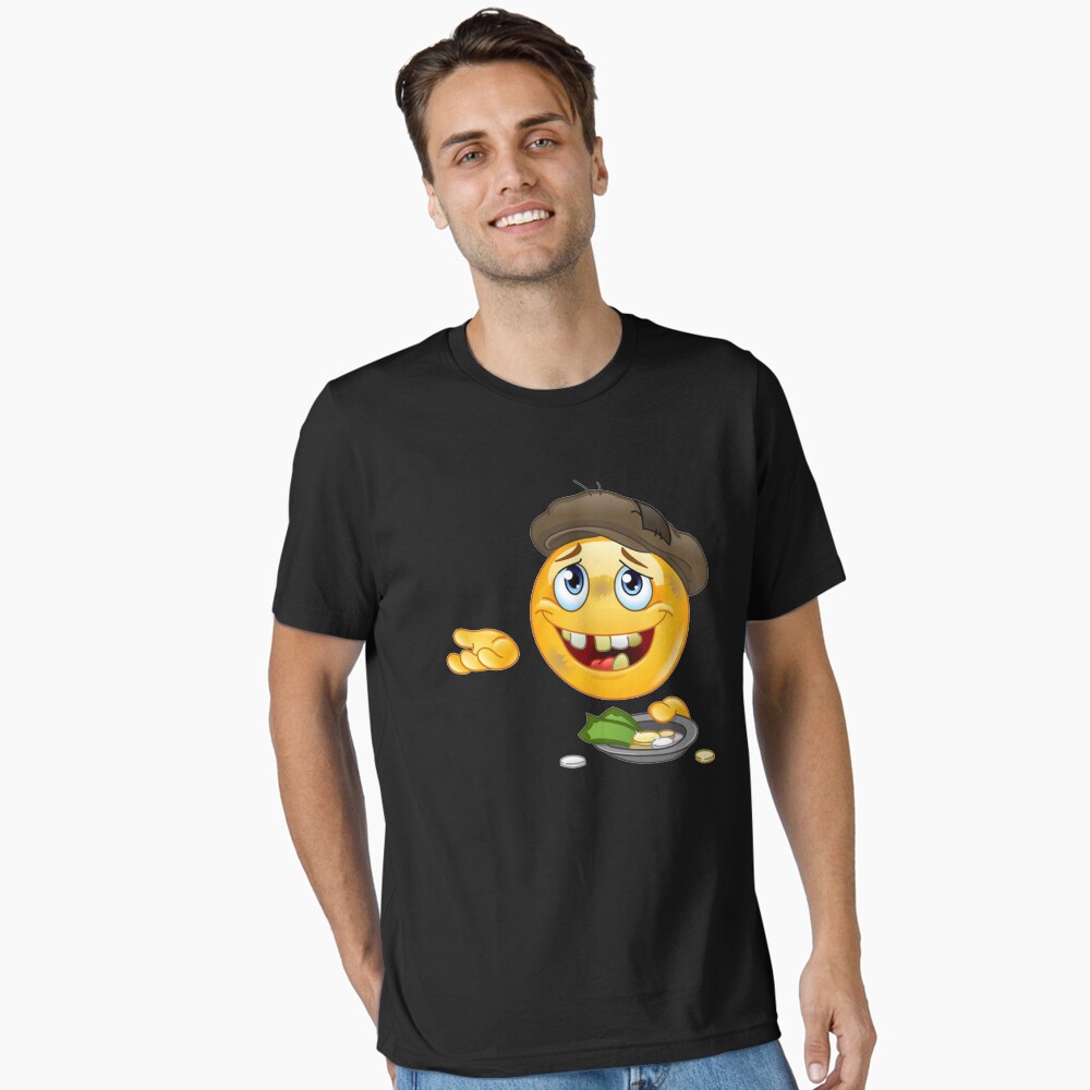 "Homeless Beggar Emoji" Sticker for Sale by Dlorelegend27 | Redbubble