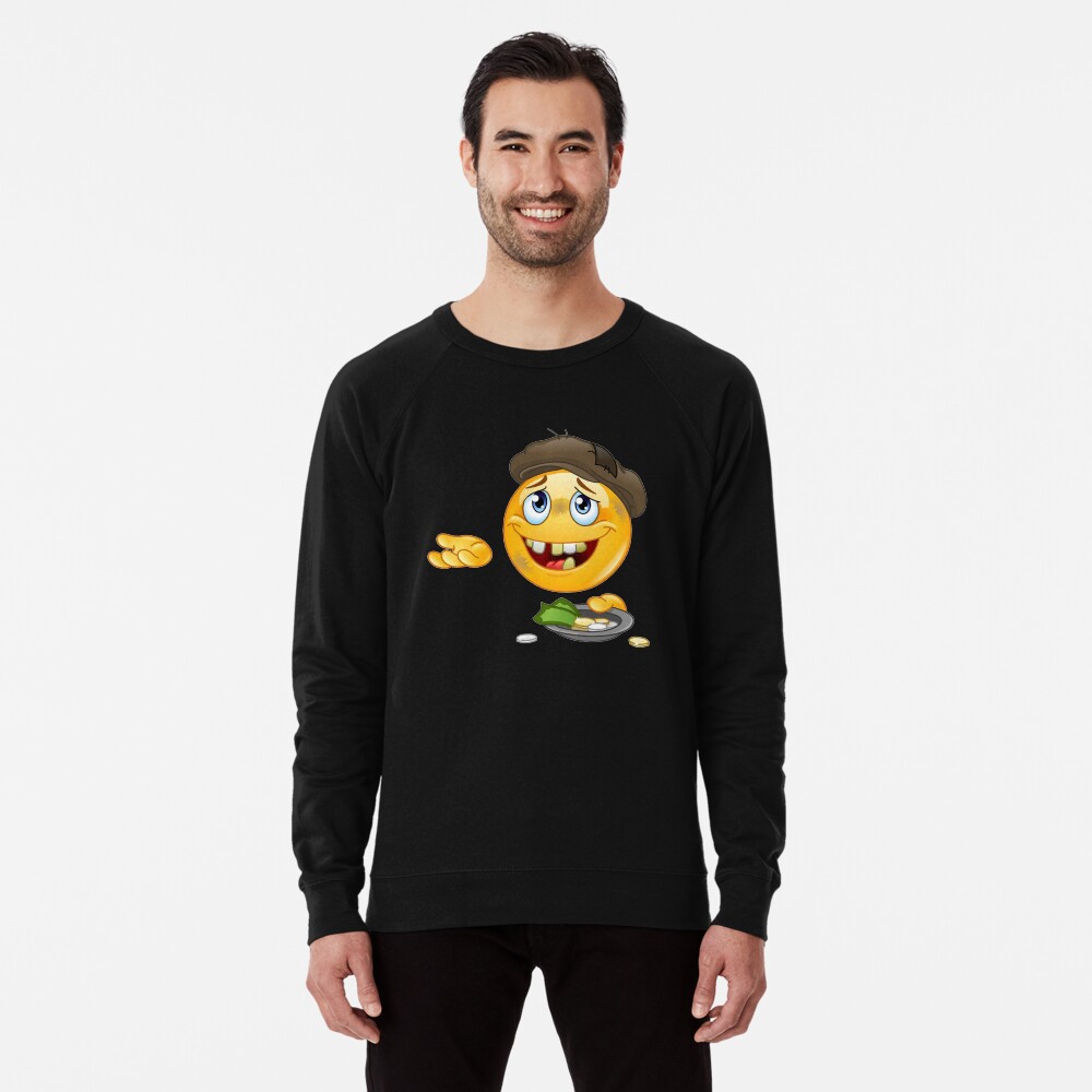 "Homeless Beggar Emoji" Sticker for Sale by Dlorelegend27 | Redbubble