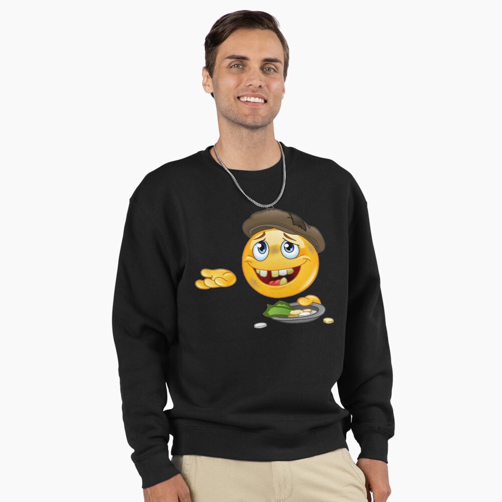 "Homeless Beggar Emoji" Sticker for Sale by Dlorelegend27 | Redbubble