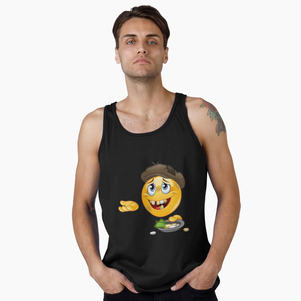 "Homeless Beggar Emoji" Sticker for Sale by Dlorelegend27 | Redbubble
