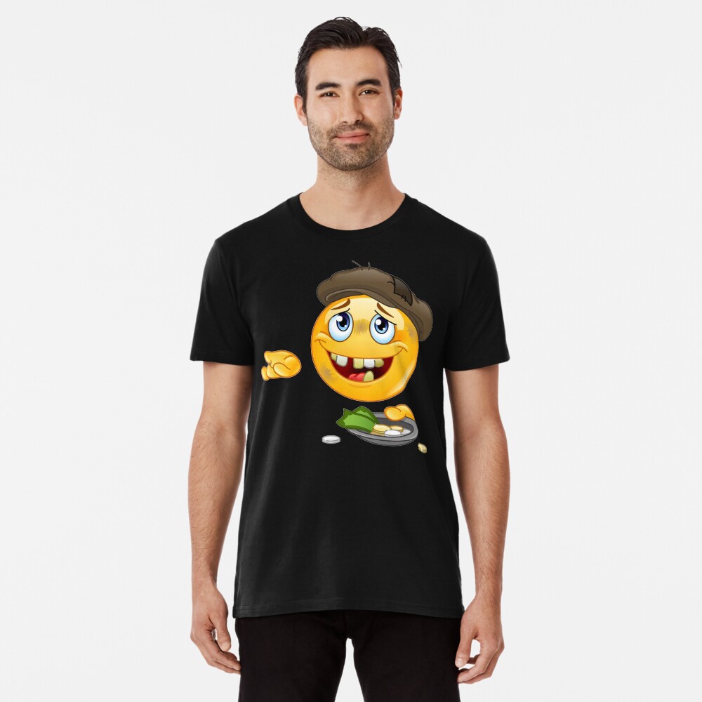 "Homeless Beggar Emoji" Sticker for Sale by Dlorelegend27 | Redbubble