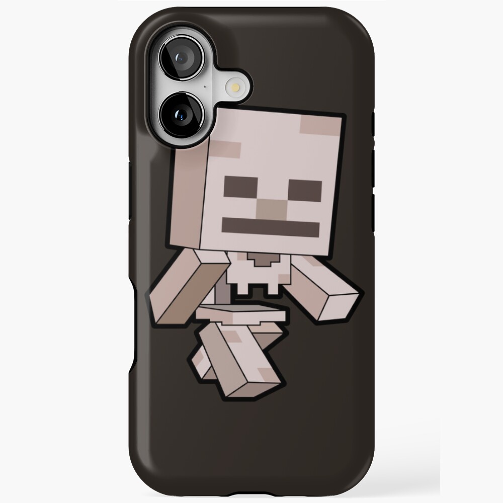 "Minecraft Skeleton Cute Hostile Mob Character" Sticker for Sale by ...