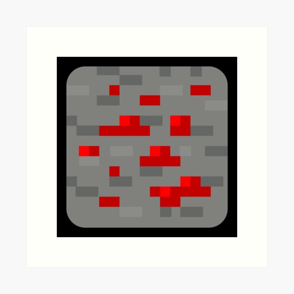 Minecraft Redstone Pixel Art