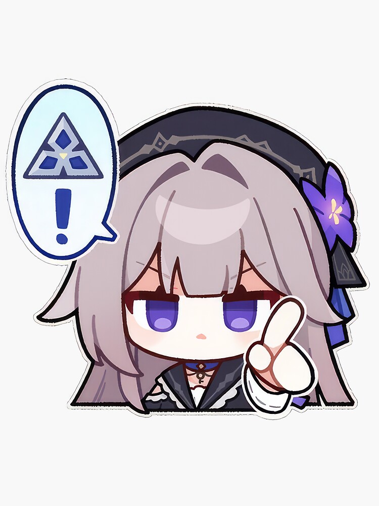"Herta Sticker #1 Honkai Star Rail" Sticker by Demray | Redbubble