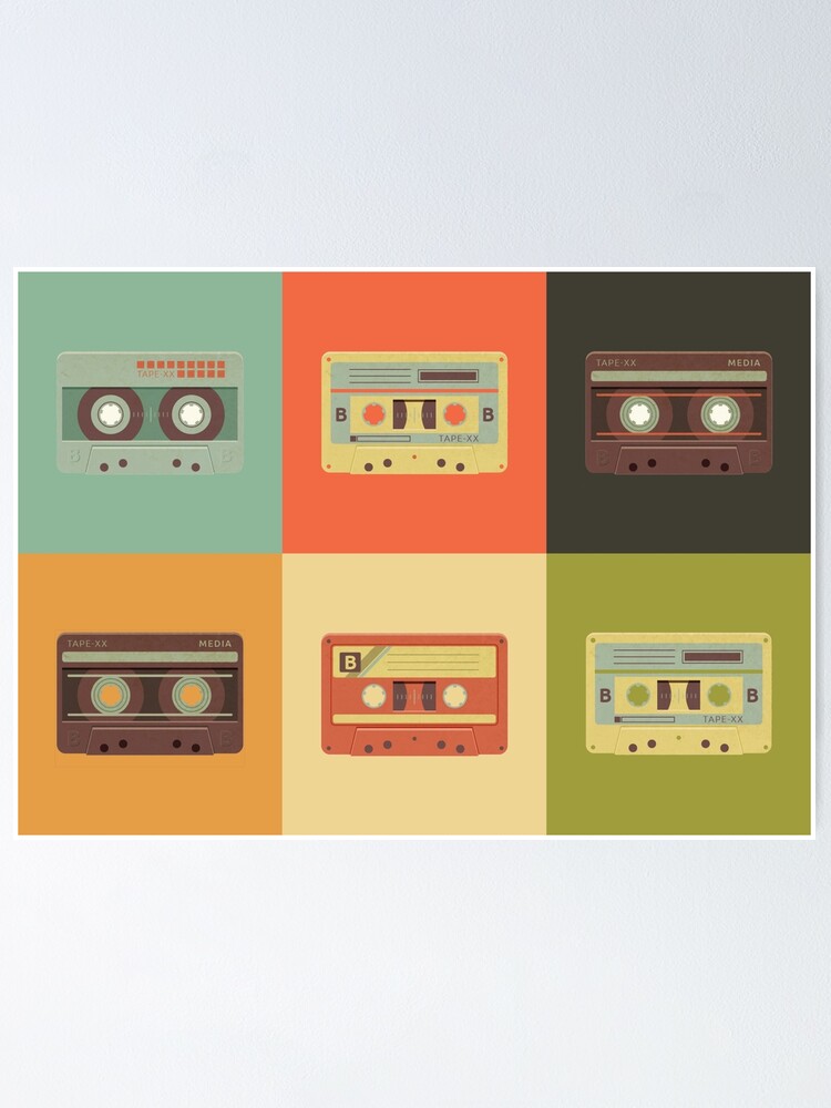 Art & Collectibles Music & Movie Posters Cassette Art Retro Cassette ...