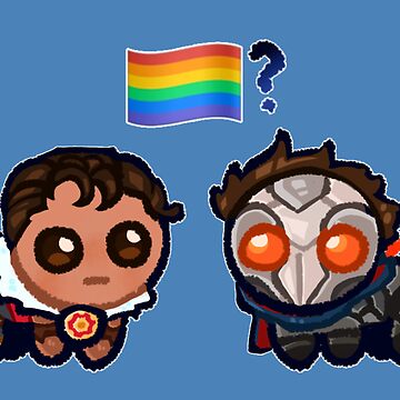 "Vikjayce | Great Minds Think Alike" Sticker for Sale by Flamedra121 ...