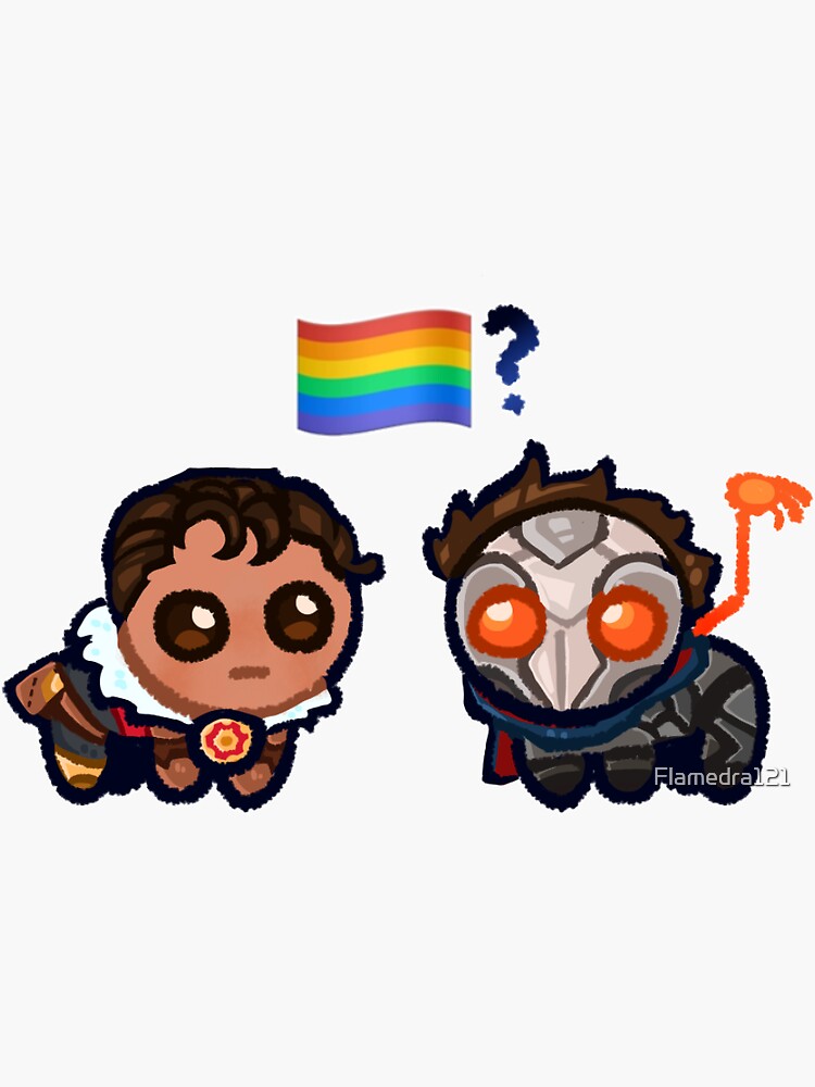 "Vikjayce | Great Minds Think Alike" Sticker for Sale by Flamedra121 ...