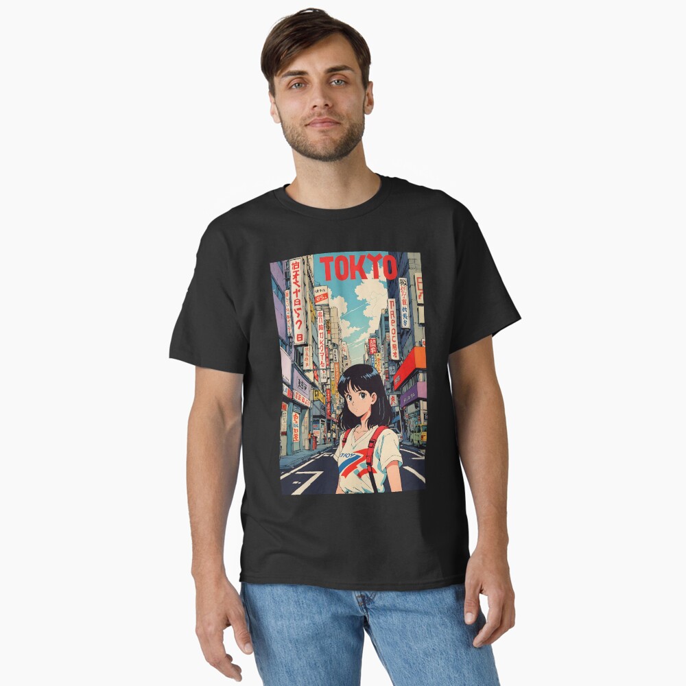 "80s Retro Anime Girl Tokyo Japan Vintage Travel" Poster for Sale by ...