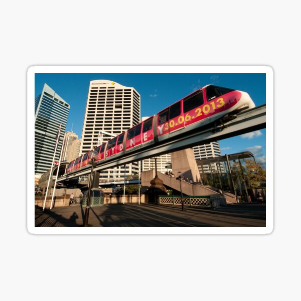 "Farewell to the Monorail" Sticker by eschlogl | Redbubble