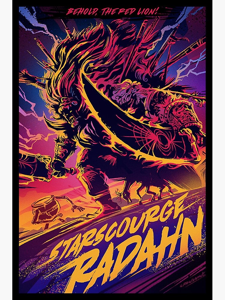 "STARSCOURGE RADAHN" Poster for Sale by GregoryHoffmane | Redbubble
