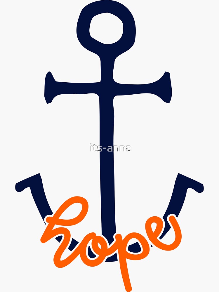 "Hope College Anchor" Sticker for Sale by its-anna | Redbubble